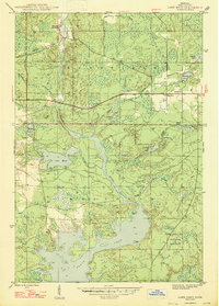 1947 Map of Lake Mary, Iron County, MI — High-Res | Pastmaps